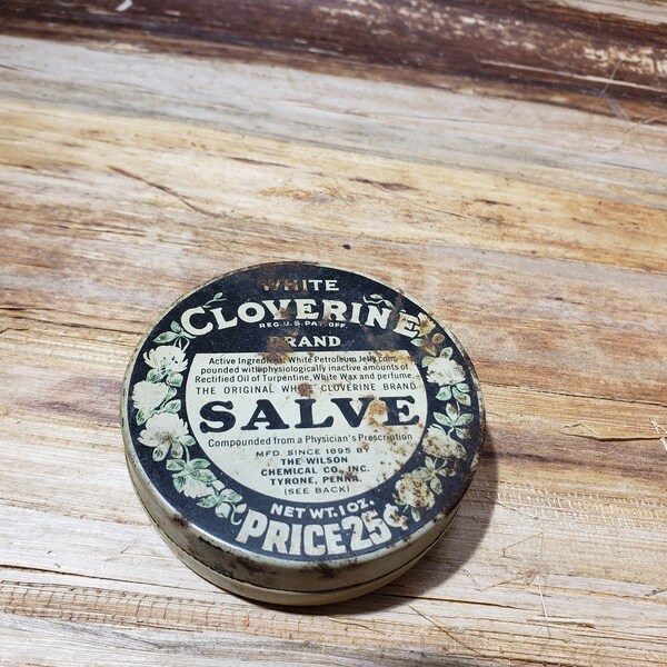 White Cloverine Salve - Etsy