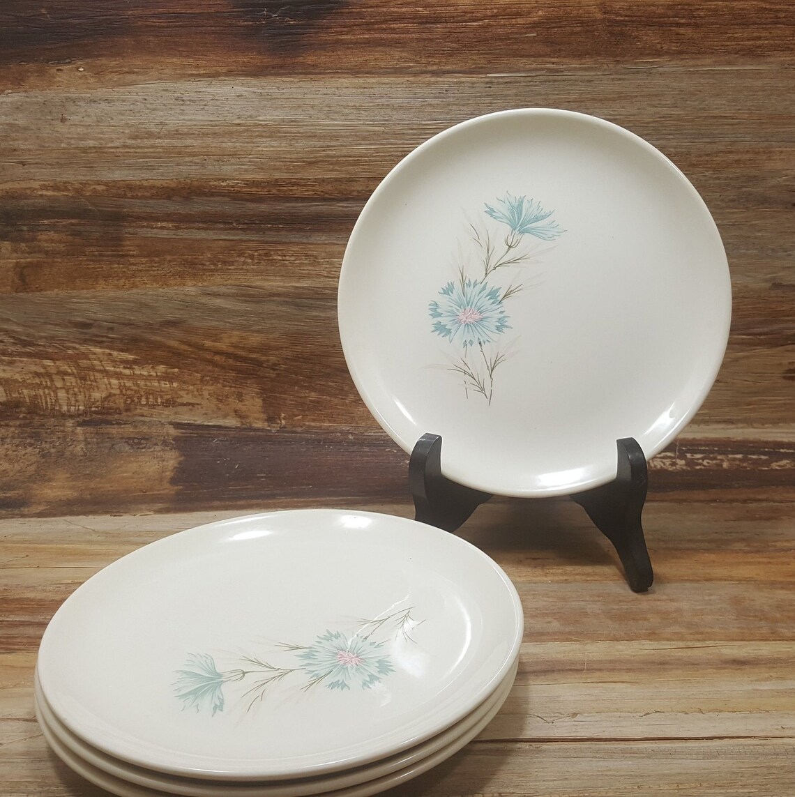 Set of Four, Side Bread Plates, Mid Century Tayor Smith and Taylor ...