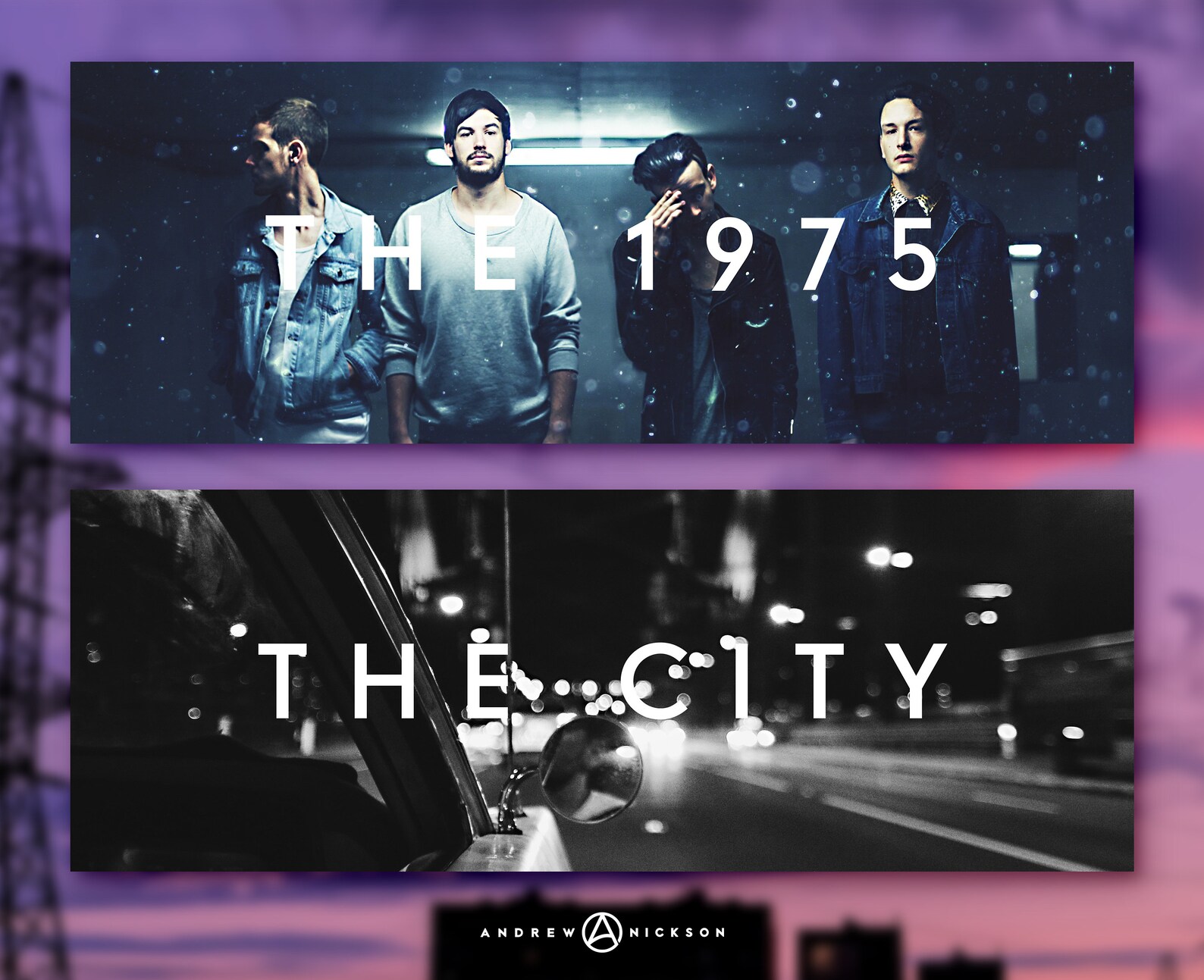 Any 3 for 2 'the 1975 Self-titled Debut Album' Inspired Panoramic ...