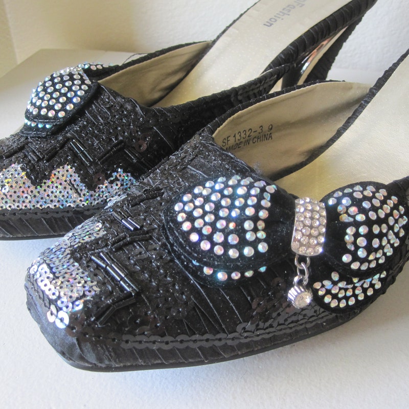 Rhinestone Shoes - Etsy