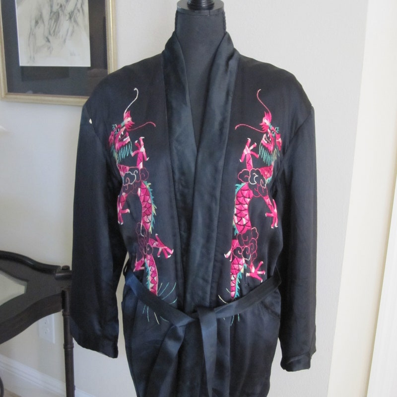 Heavy Silk Robe - Etsy