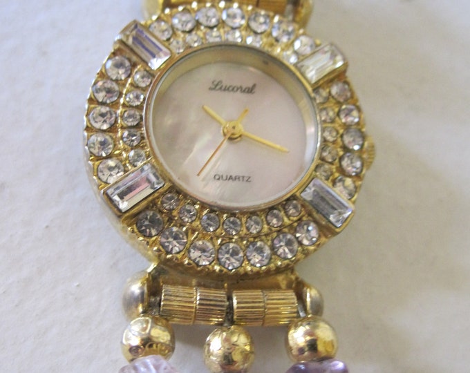LUCORAL CRYSTAL GEMSTONE Watch - Etsy