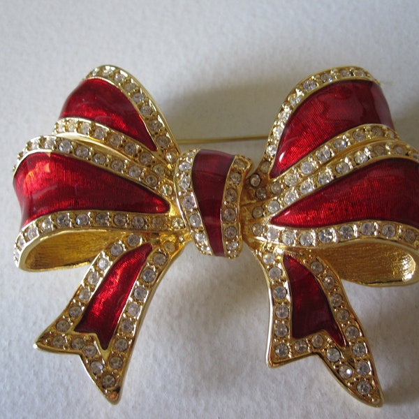 Joan Rivers Bow Pin - Etsy