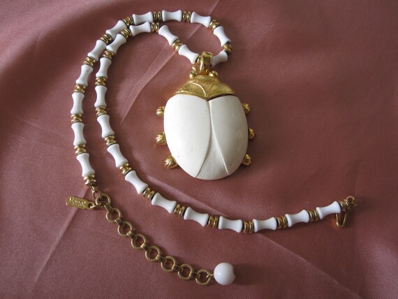 MONET LADY BUG Necklace - Gem