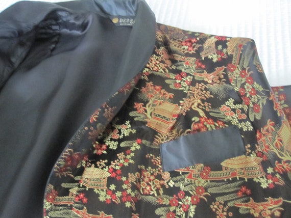 ASIAN BROCADE ROBE Unisex - Gem