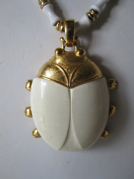 MONET LADY BUG Necklace - Gem