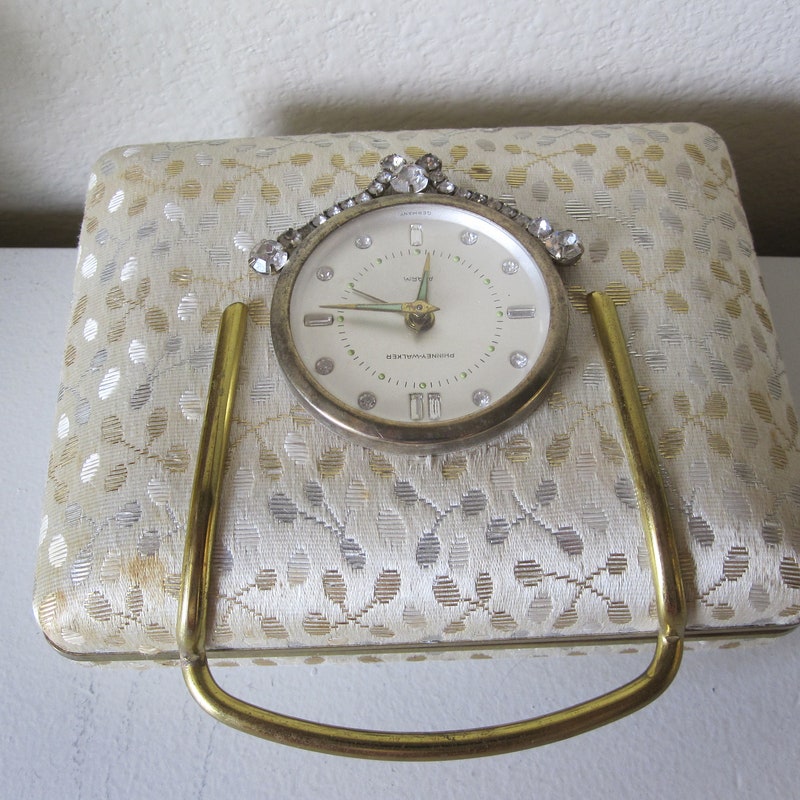Rhinestone Clock - Etsy