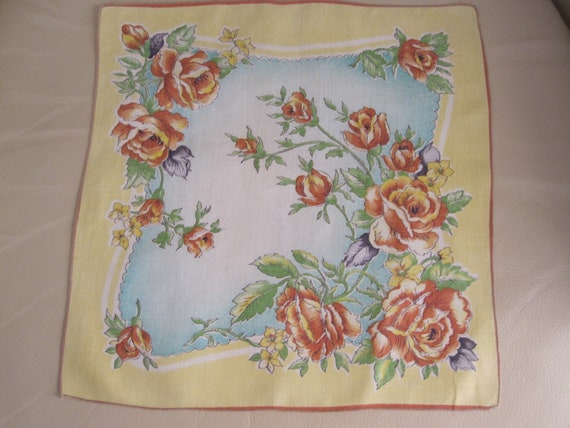 YELLOW ROSE HANDKERCHIEF - Gem