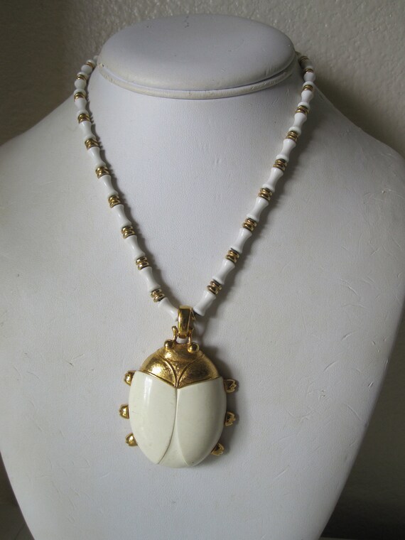 MONET LADY BUG Necklace - Gem