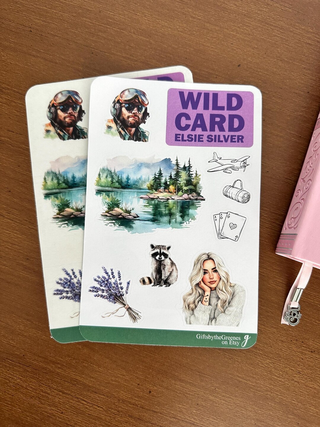 Wild Card by Elsie Silver Sticker Sheet for Reading/book Journal - Etsy