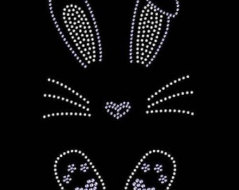 Rhinestone Bunny - Etsy