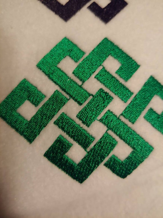 Embroidered Celtic Knot Design for T-shirts. Irish Designs | Etsy