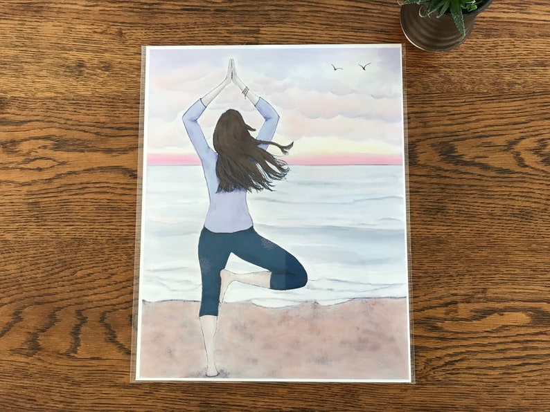 Tree Pose Fine Art Print Original Artwork Choose From - Etsy