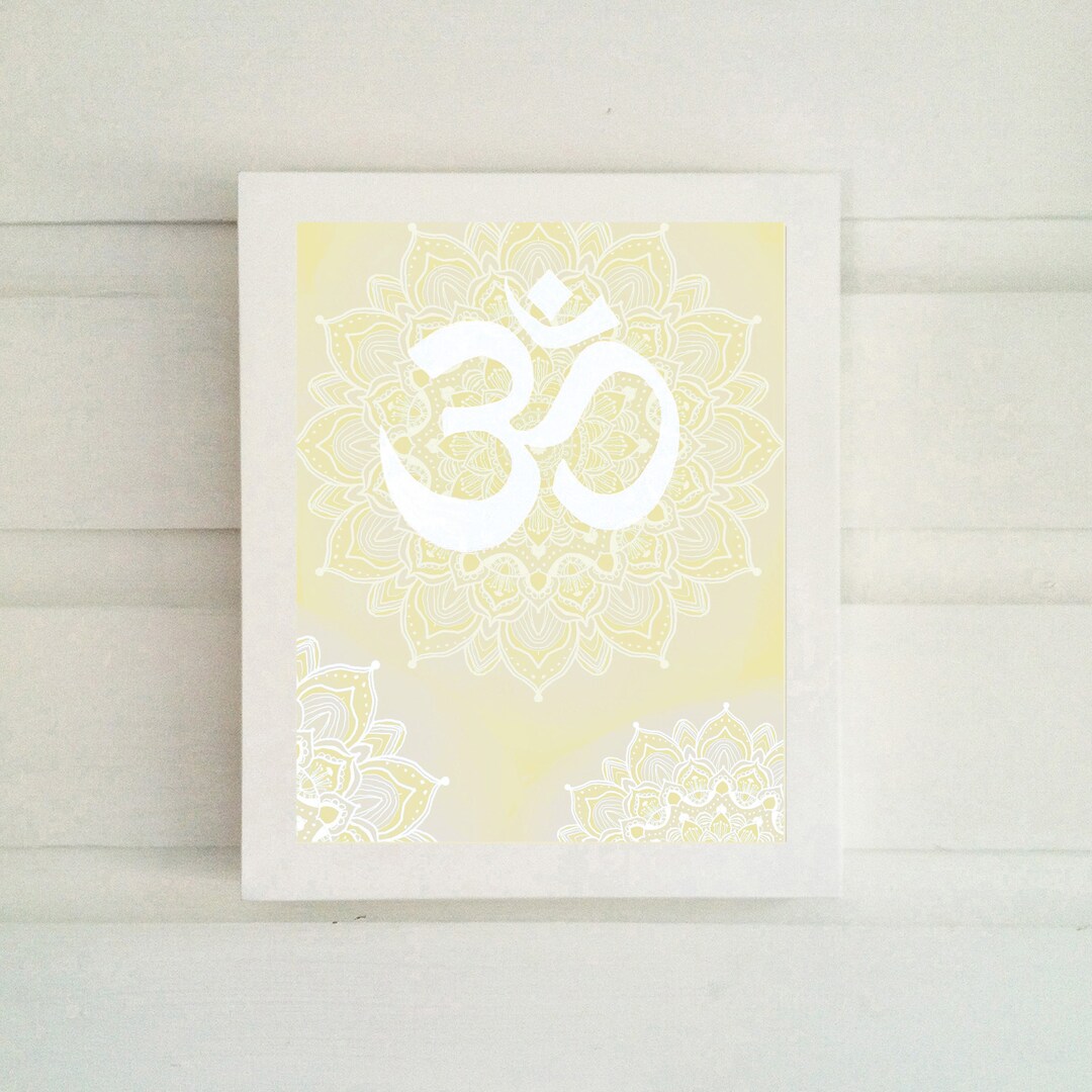 Ohm With Mandalas Fine Art Print Free Shipping Reiki Infused Art Create ...