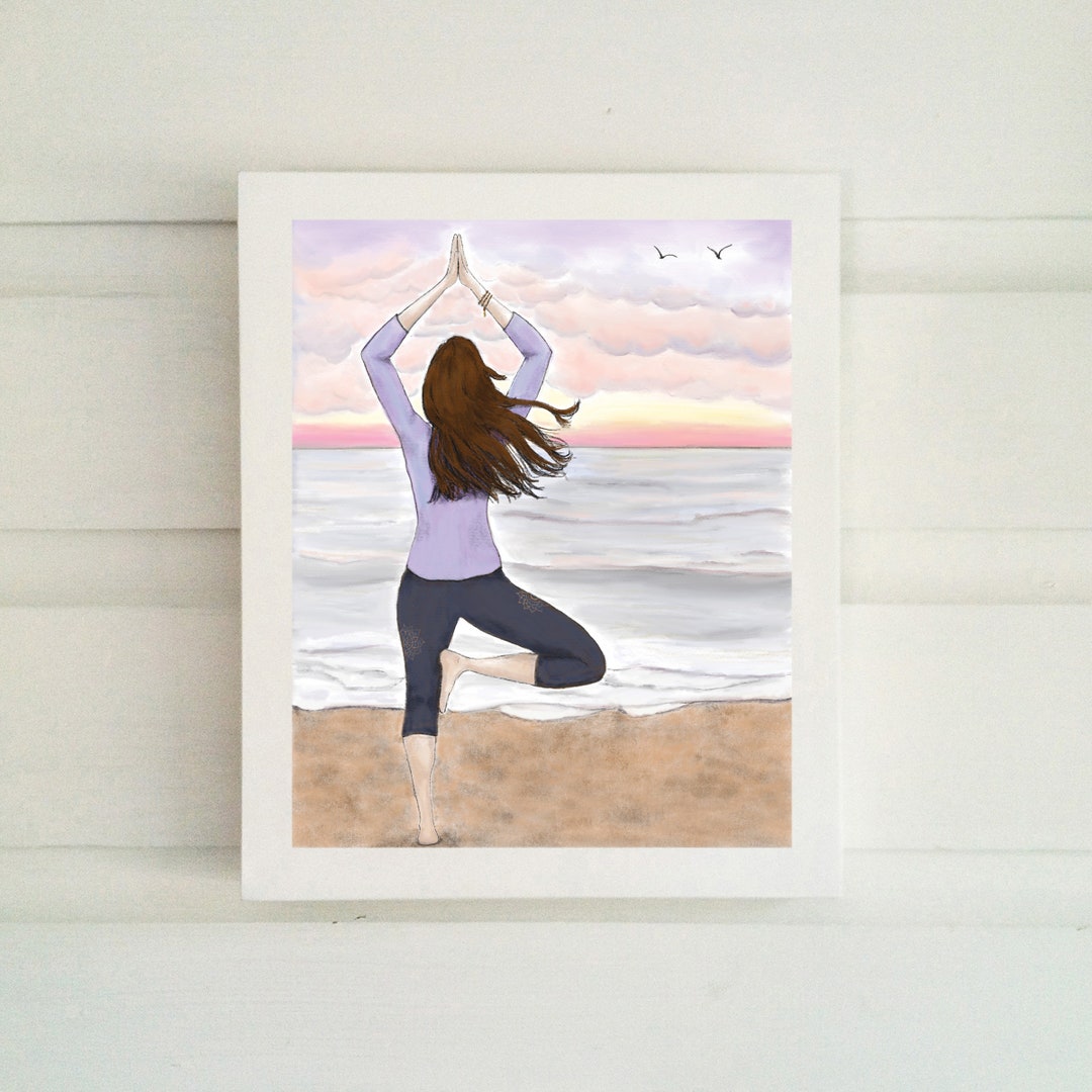 Tree Pose - Fine Art Print - Original Artwork - Choose From Various ...