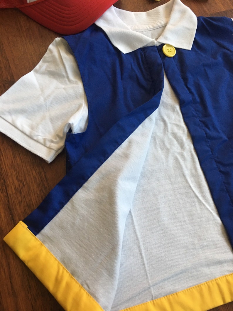 Child 3 Pc POKEMON TRAINER Ash Ketchum Cosplay Costume Hat - Etsy