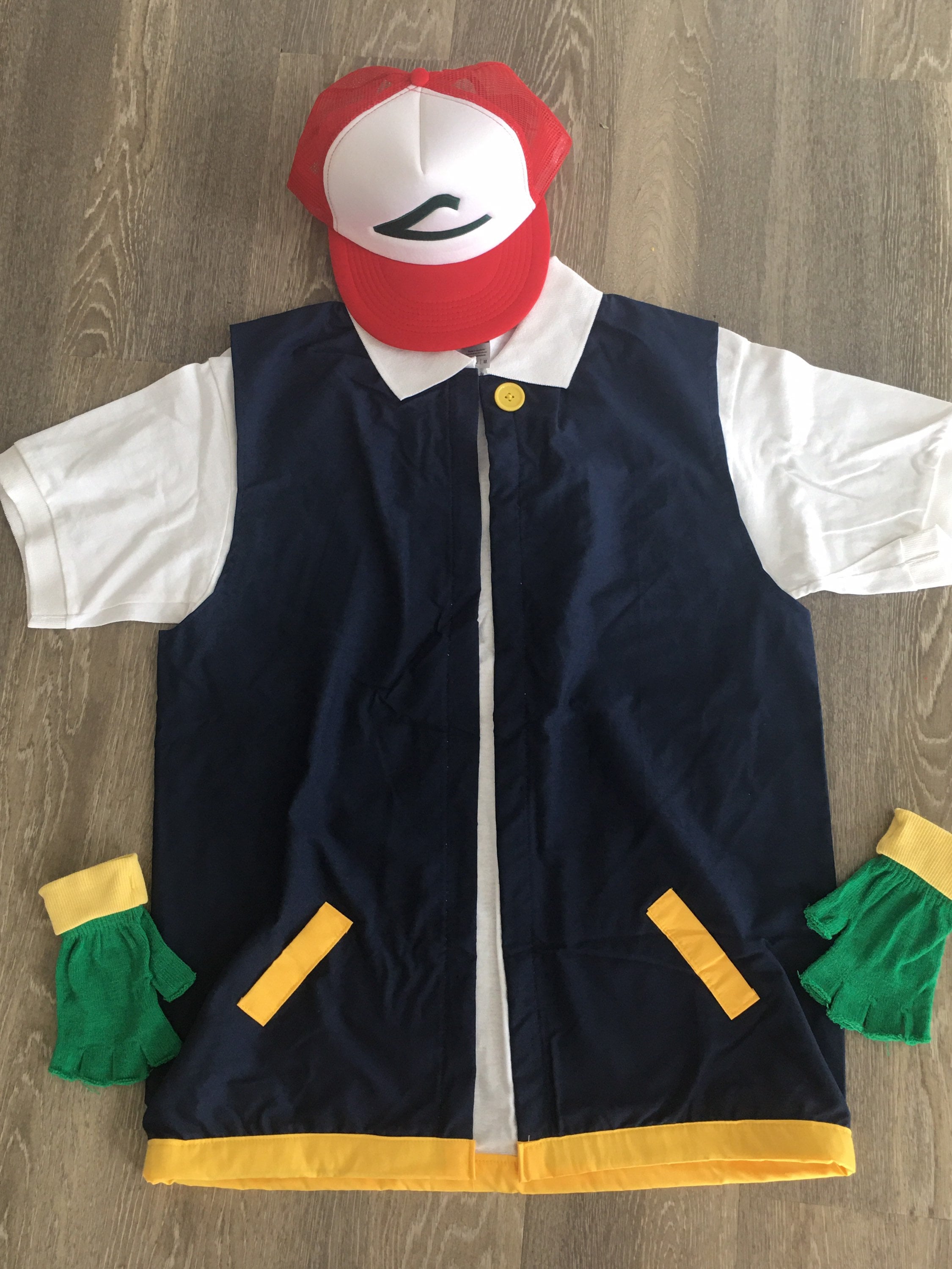 Ash Pokemon Costume Adult