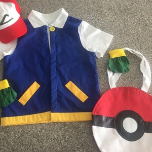 Costume Adult Disguise Unisex-Adult , Official Ash Costume Pokemon ...