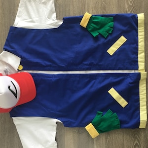 POKEMON Trainer - ASH Ketchum Costume -adult Full 3 Pc Set W/ Twill or ...