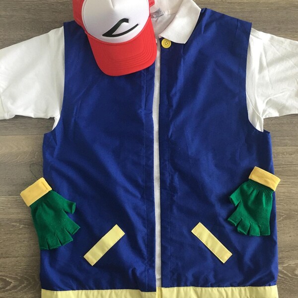 Adult Ash Ketchum Costume - Etsy