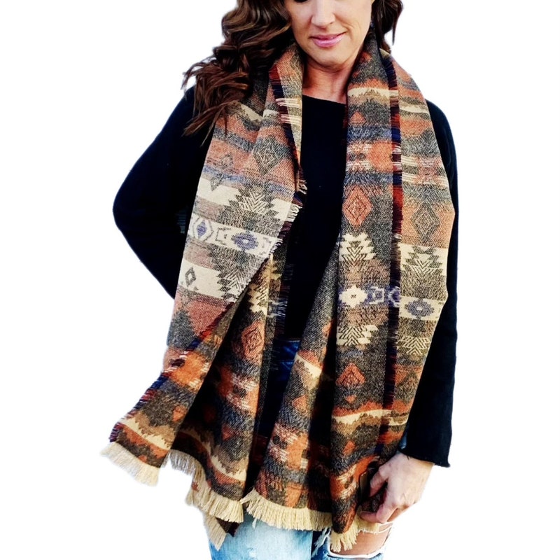 Aztec Scarf - Etsy