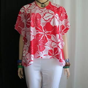 Hawaiian Summer of Aloha & Aloha Blue or Red Polynesian Butterfly Top ...
