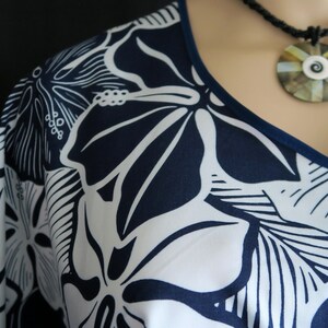 Hawaiian Summer of Aloha & Aloha Blue or Red Polynesian Butterfly Top ...