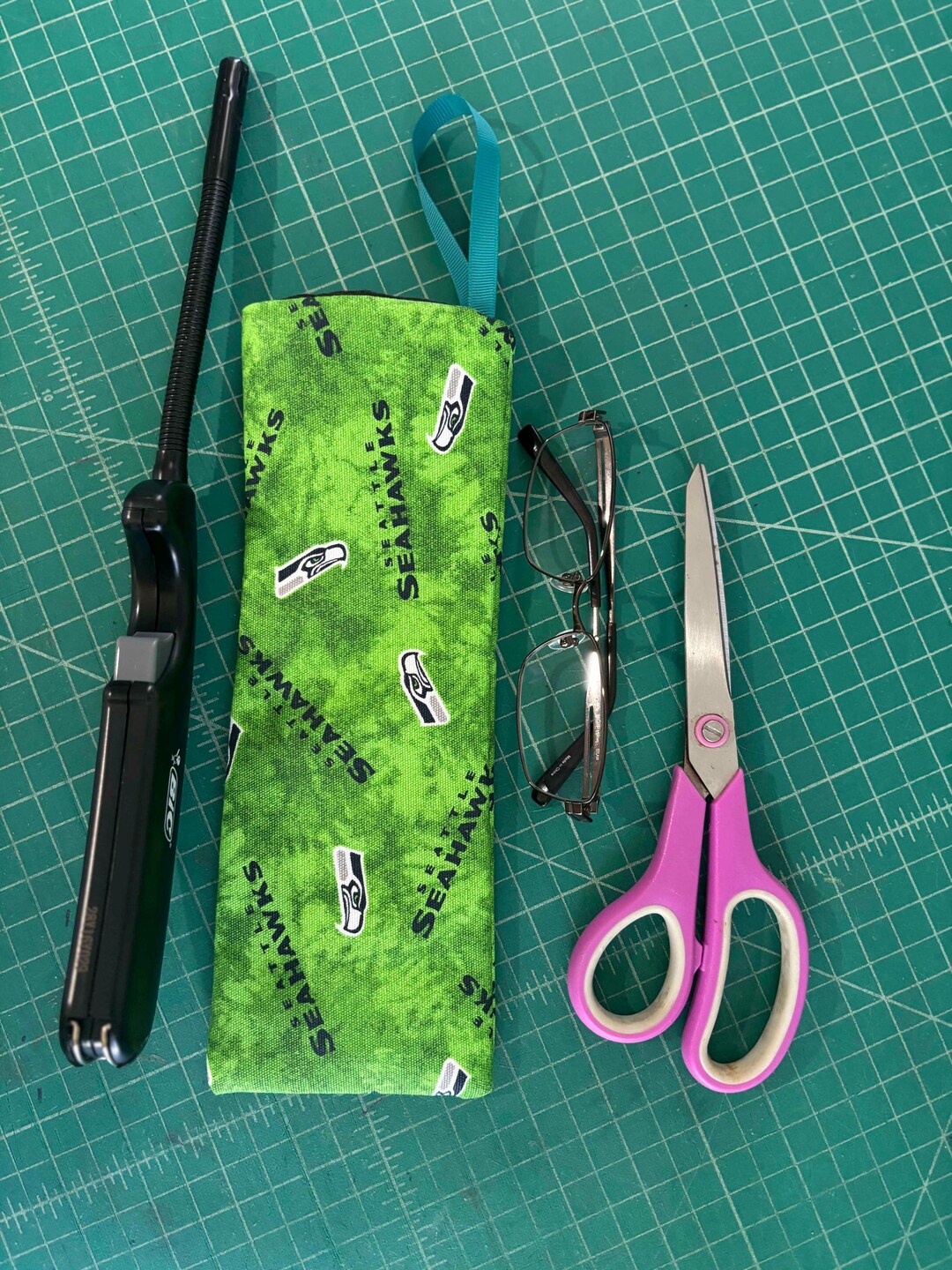 Seahawks Reversible Padded Sunglass Case - Sports Theme - Made in ...