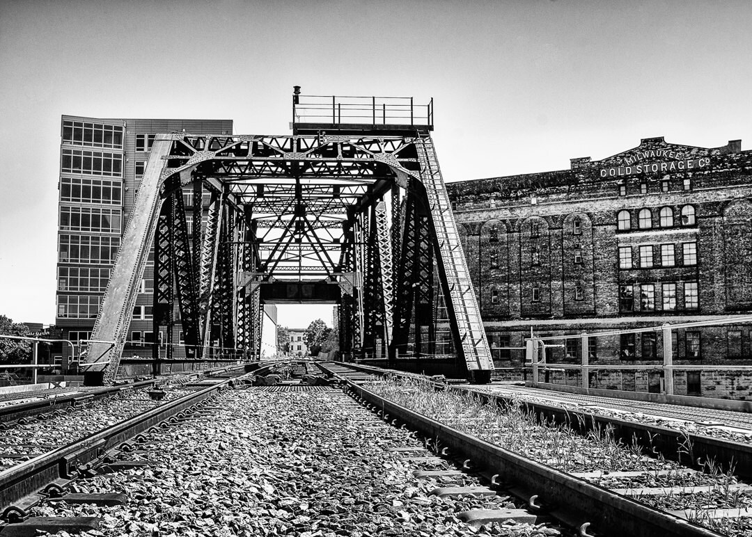 Milwaukee Photography - Milwaukee Cold Storage and Railroad Tracks ...