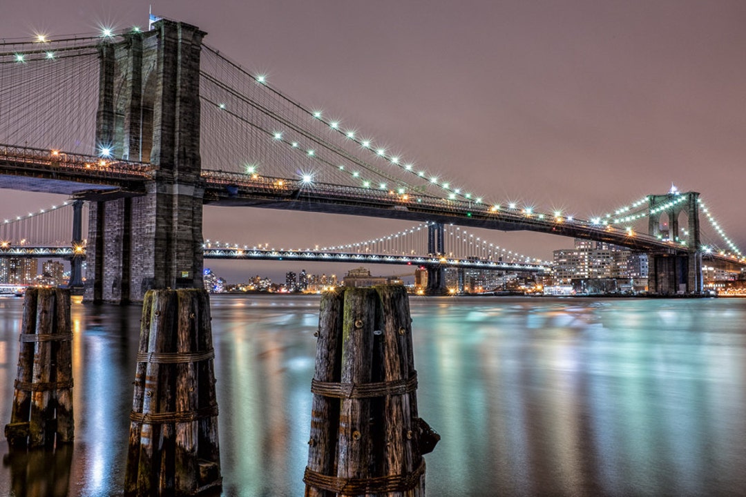 New York Photography, Brooklyn Bridge, New York Art Print, NYC Urban ...