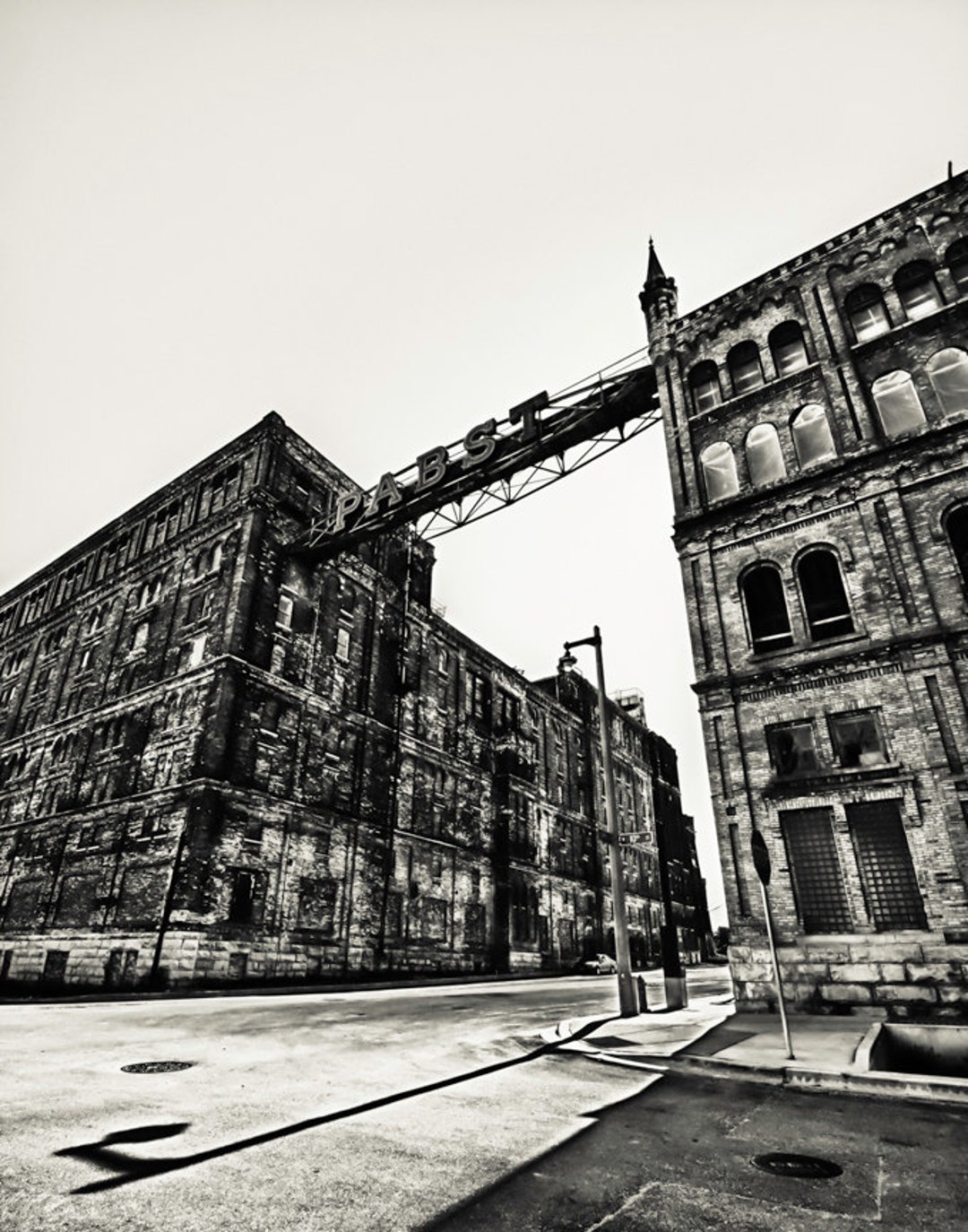 Milwaukee Photography - Pabst Factory Black & White Photograph ...
