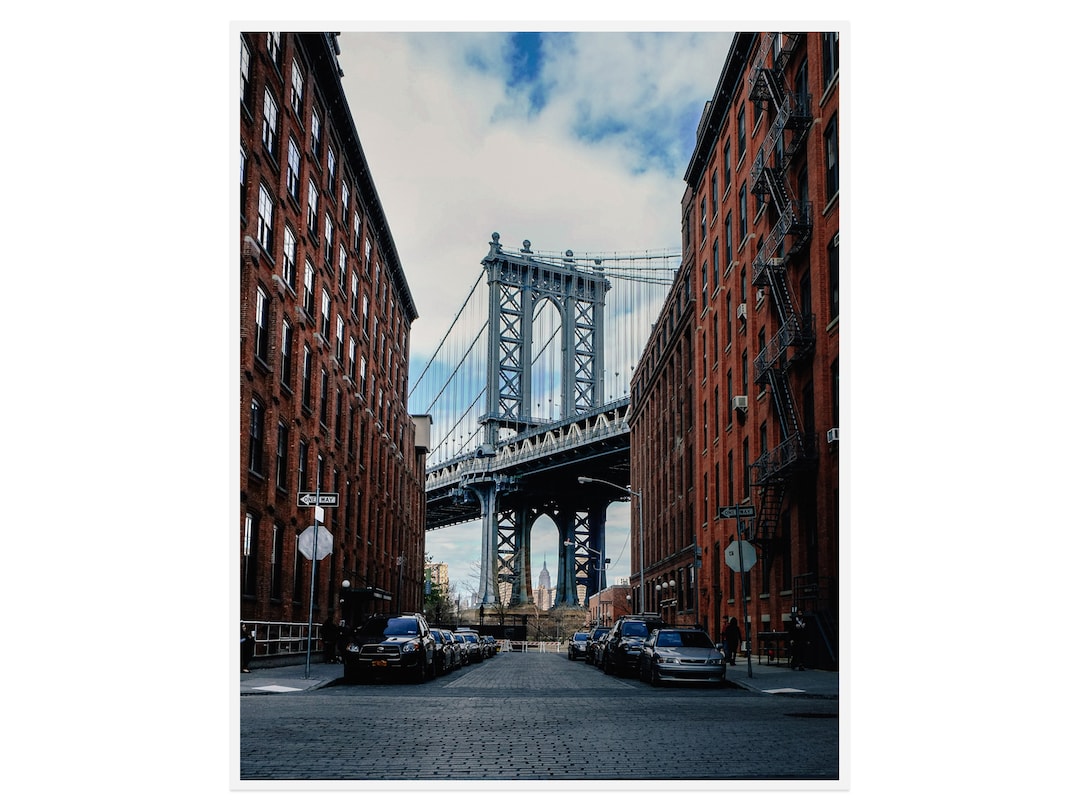 New York Photography - Manhattan Bridge Color Photograph, View of the ...