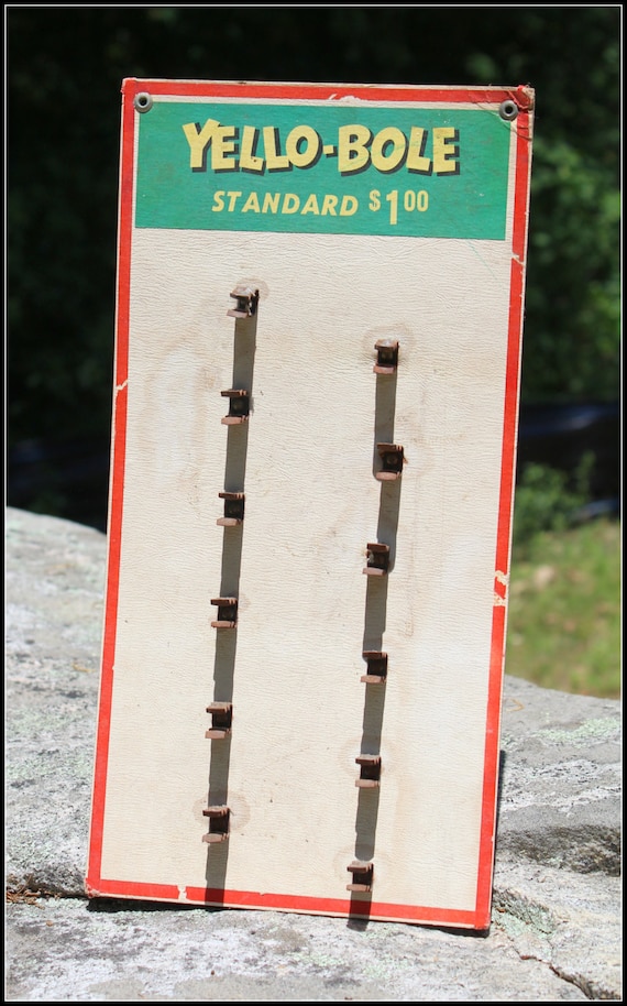 Vintage Yello Bole Standard 1.00 Pipe Display Board - Etsy