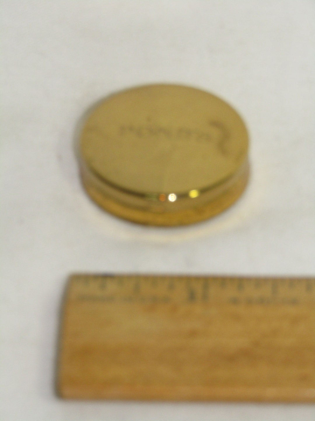 Vintage Chesebrough-pond's Blush Natural Brass Compact - Original New ...