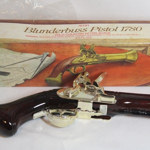 Full Vintage Avon Decanter With Original Box in the Shape of a Gun ...