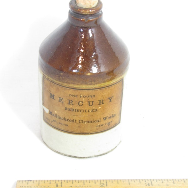 Mercury Glass Bottle - Etsy