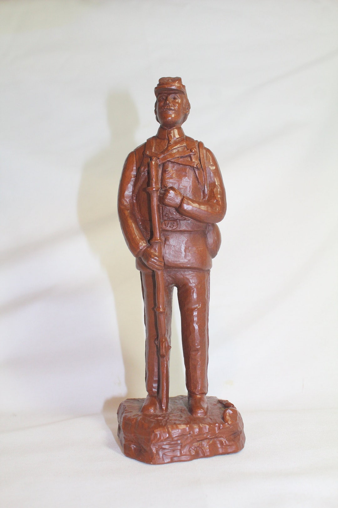 Vintage 1995 Red Mill Mfg #430 Union Infantryman Figure Statue Made in ...