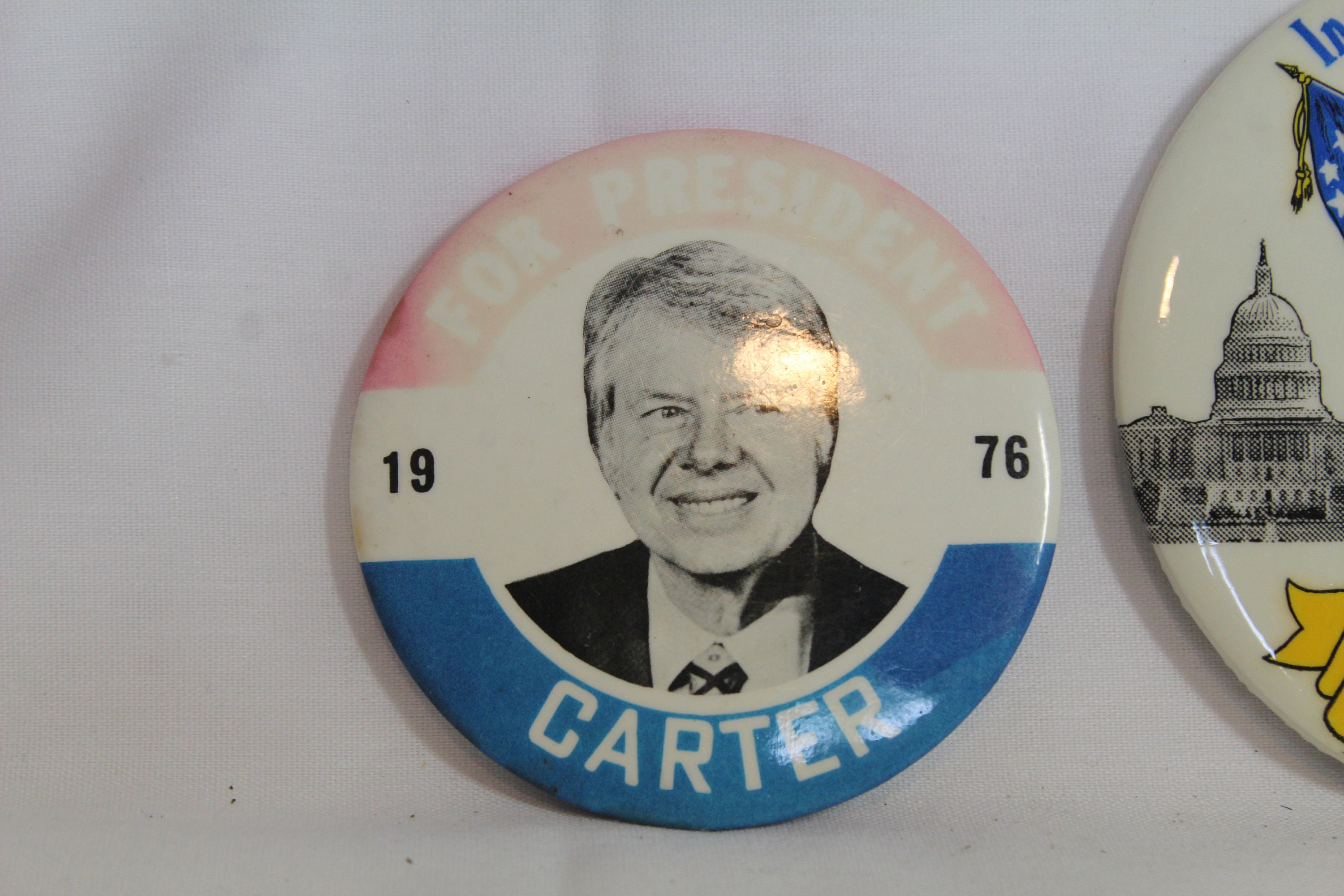 Vintage Political Buttons Jimmy Carter 'for - Etsy