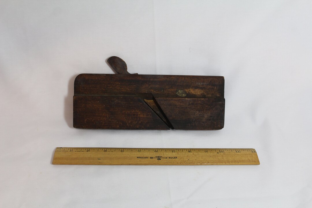 Vintage Antique Wooden Moulding Block Plane - 3/4 in Curve - No Cutter ...