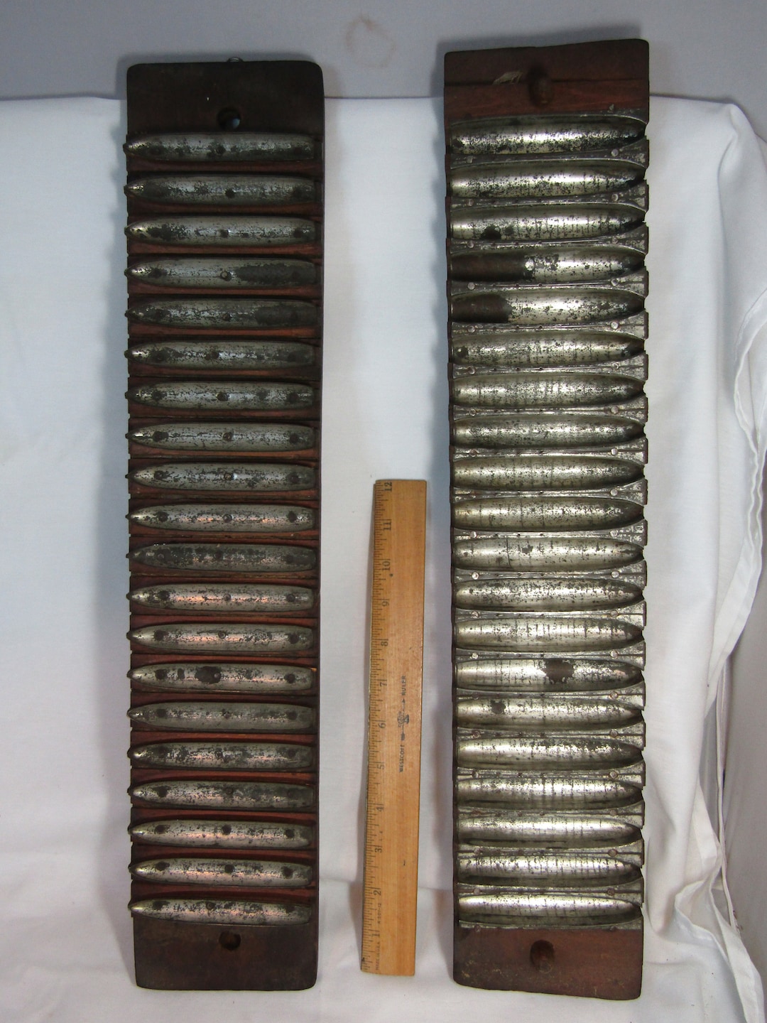 Vintage Dubrul & Co Wooden Cigar Mold for 20 With Metal Linings for ...