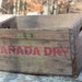 Vintage World Famous Canada Dry Beverages Wooden Box W/ Metal Band ...