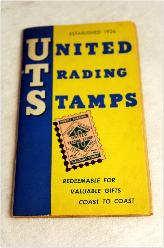 United Trading Stamp Booklet With Some Stamps - Etsy