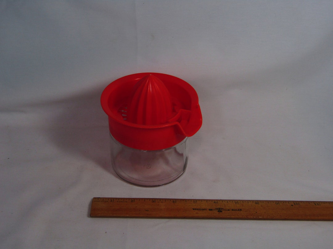 Vintage Gemco Plastic Juicer With Glass Collection Jar / Pour Spout - Etsy