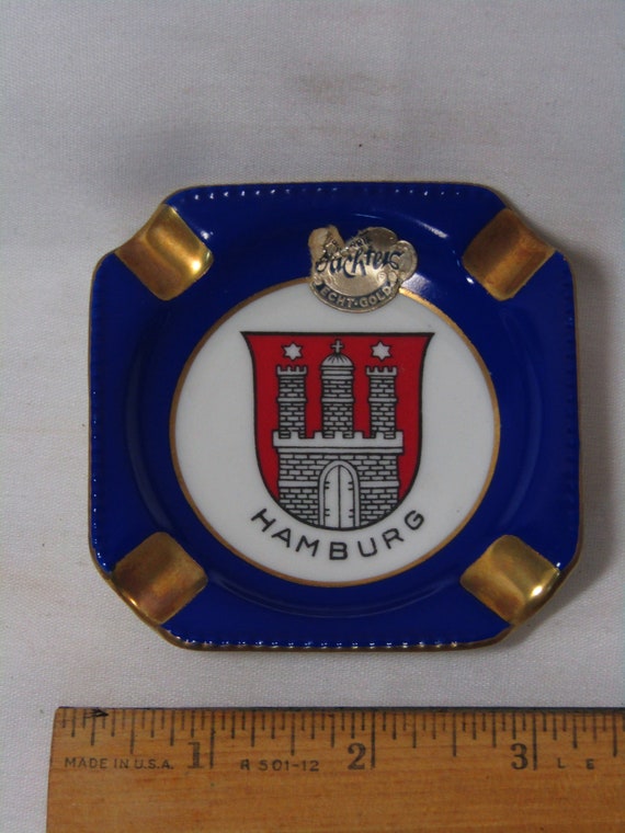 Vintage Ashtray Hamburg Germany Bavaria Sachter - Etsy