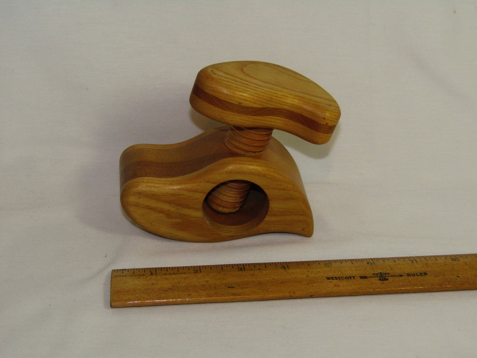 Vintage Handmade Wooden Screw Type Nutcracker - Etsy