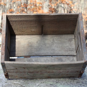 Vintage World Famous Canada Dry Beverages Wooden Box W/ Metal Band ...