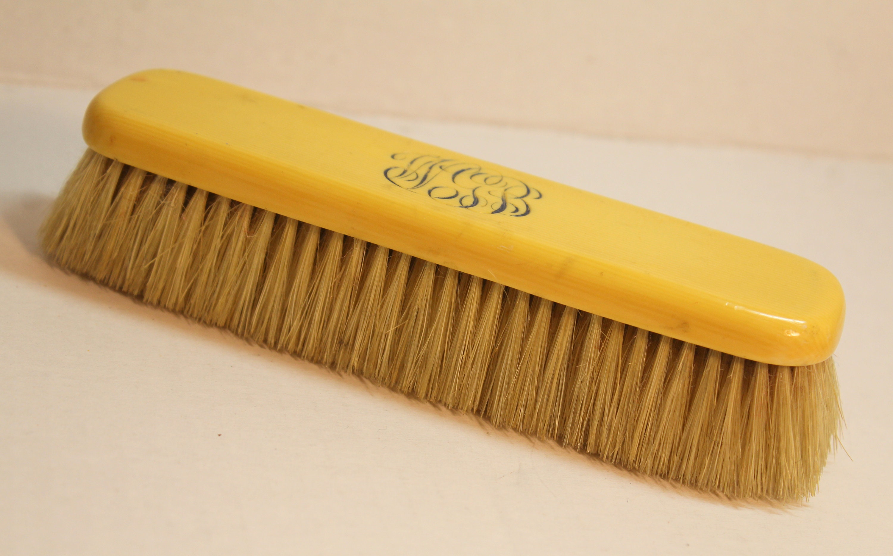 Vintage Brush Ivory Pyralin Initials 'W G B' - Etsy