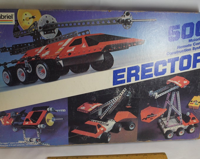 Vintage Building Blocks. the Model Builder Set. 1950’s. Tall Tube ...