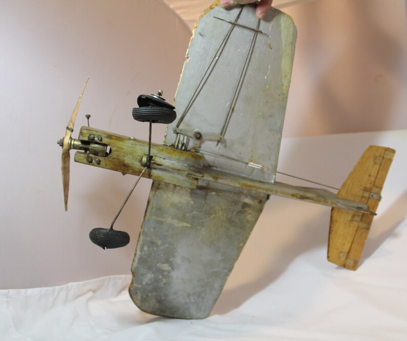 Original Vintage Complete Wooden Control Line Plane With Mccoy - Etsy