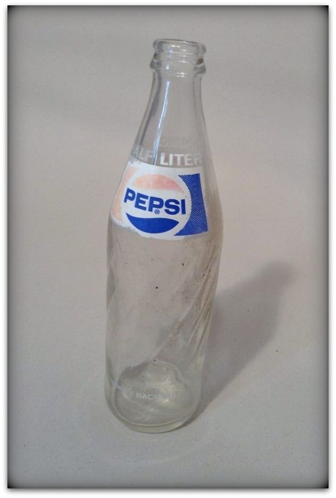 Vintage Pepsi Bottle - Half Liter - 16.9 Fl. Oz. - Etsy